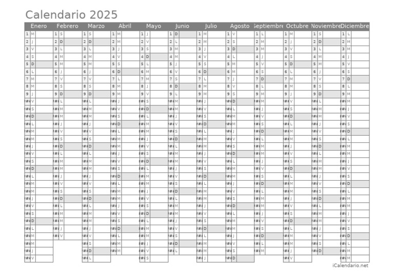 Kalender 2025 Lengkap dan Gratis | PDF