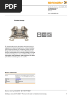 Weidmüller WDU 10 SL/EN Data Sheet | PDF | Electrical Connector ...