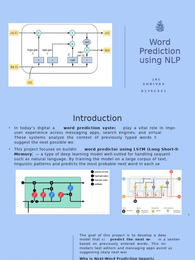 LSTM-Based Word Prediction System | PDF | Deep Learning | Artificial ...