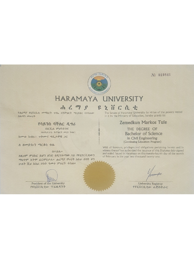 Bachelor Degree | PDF