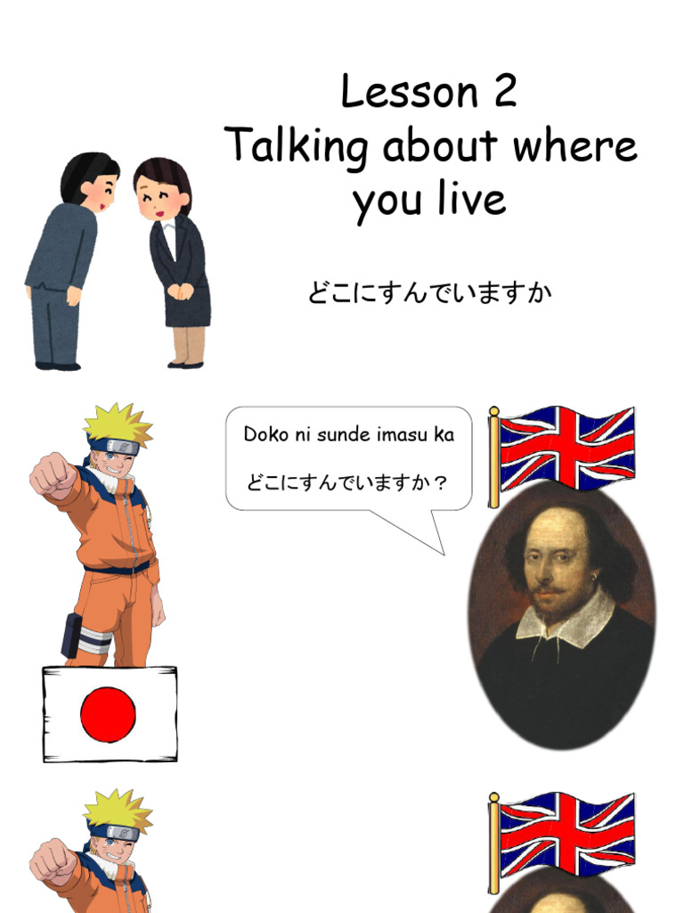Lesson 2 - Doko Ni Sunde Imasu Ka | PDF
