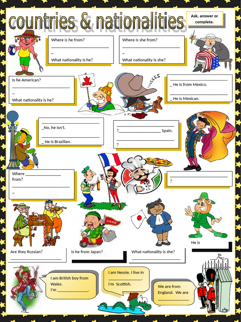 Nationality and Origin Questions | PDF