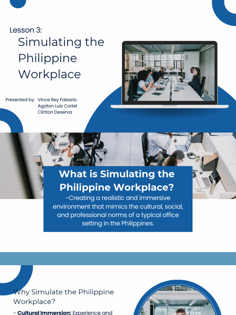 Simulating the Philippine Workplace Guide | PDF | Memorandum | Human ...