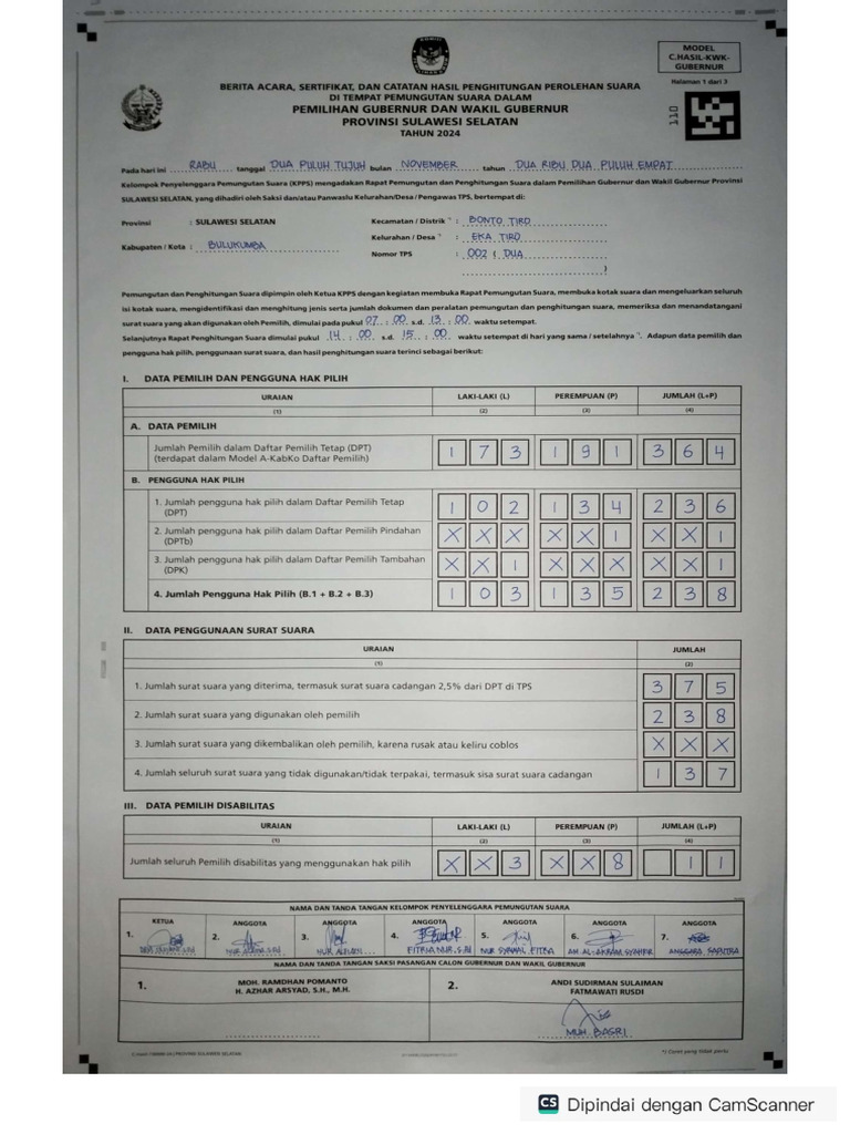 C Plano Pemilihan Gubernur Dan Wakil Gubernur | PDF