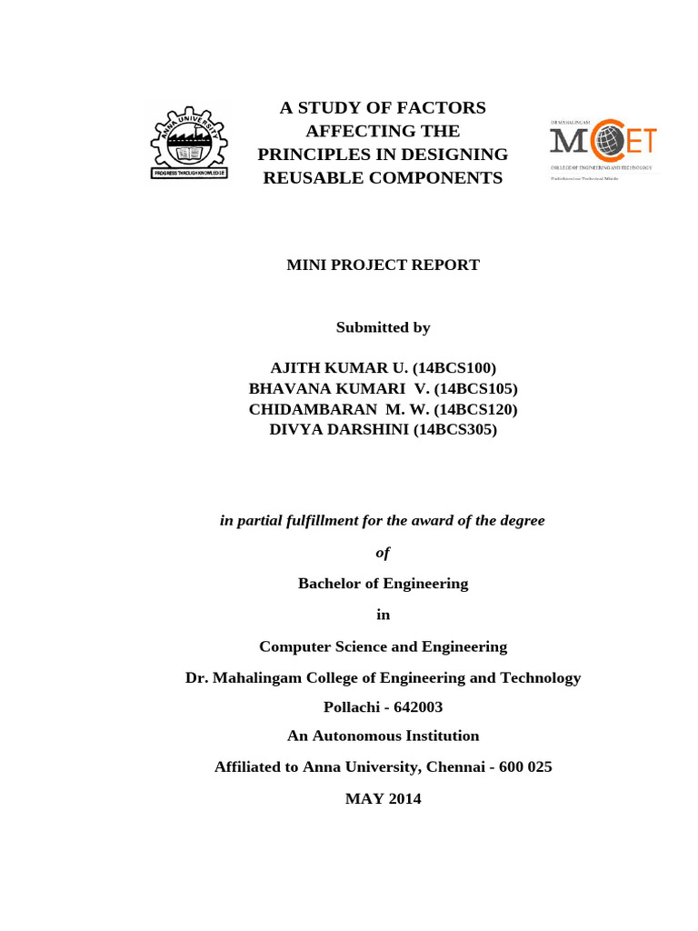 Template For Mini Project Report | PDF | Machine Learning | Artificial ...