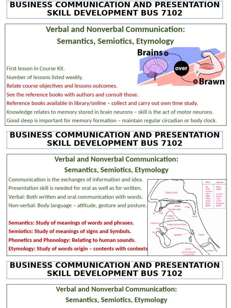 Business Communication Skills Overview | PDF