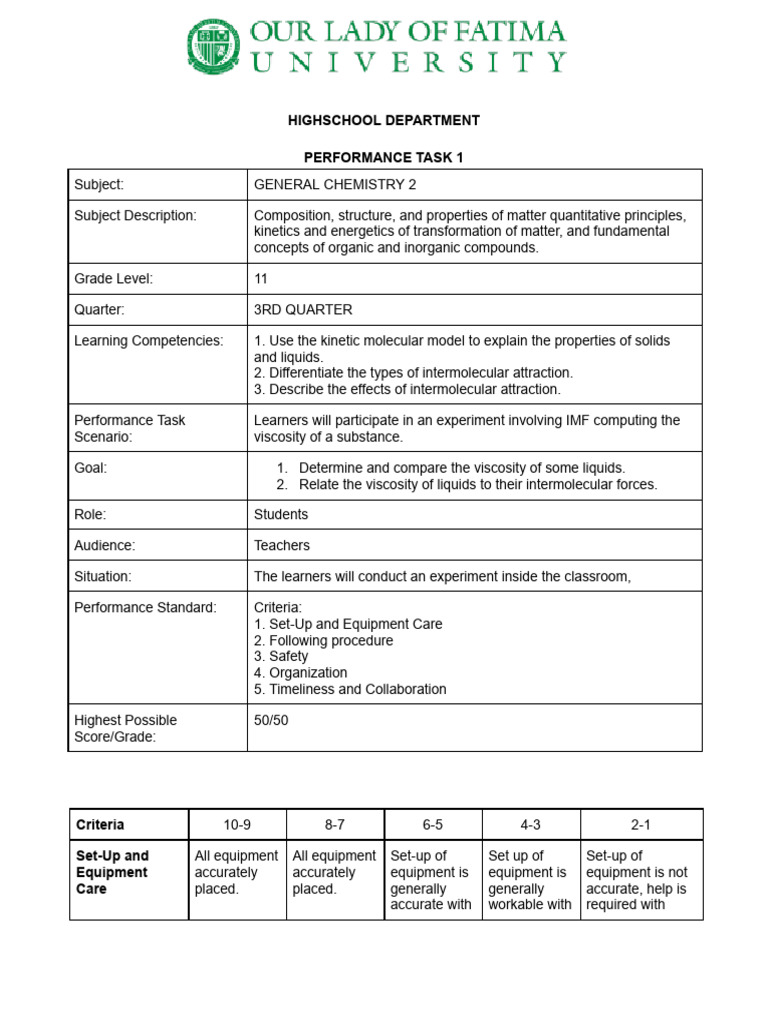 Quarter-3-Performance Task-1 - Marble Race | PDF | Liquids | Viscosity
