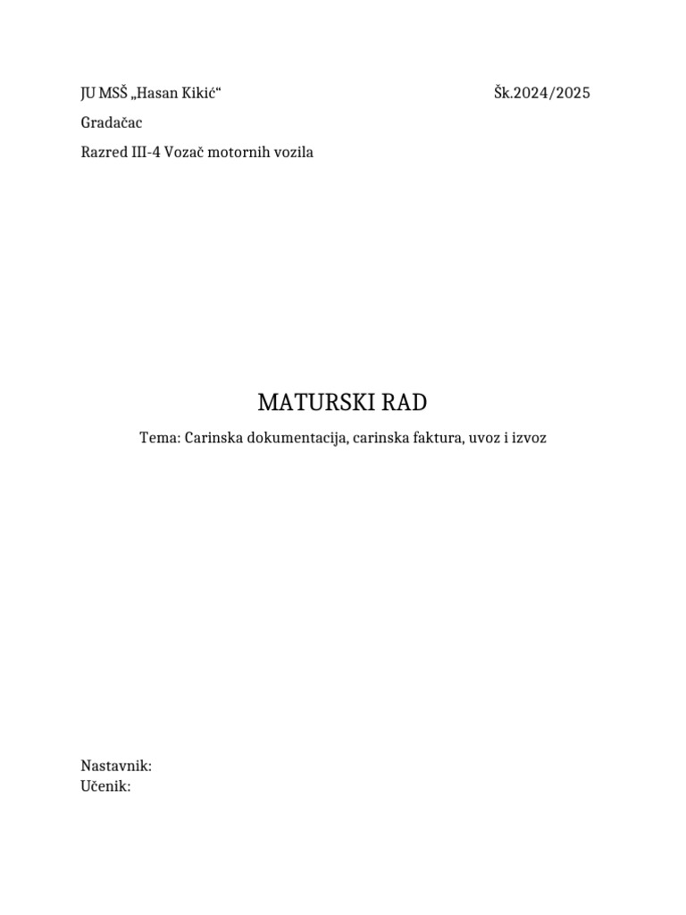 Almir Zukić Maturski 2 - Eb9d7f79 28dc 41f5 Bf93 0a679ab4f09c | PDF