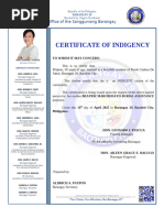 Indigency 2025 | PDF