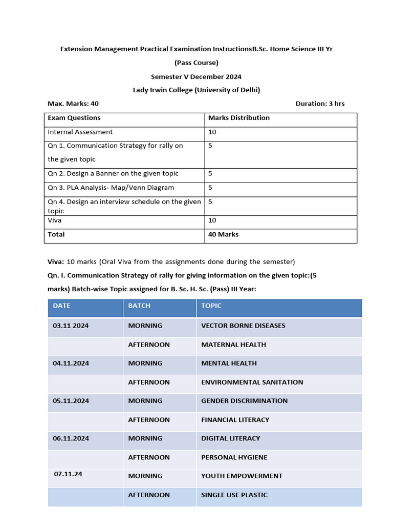 2024 EM - E4D Practical Exam QP N Instructions | PDF