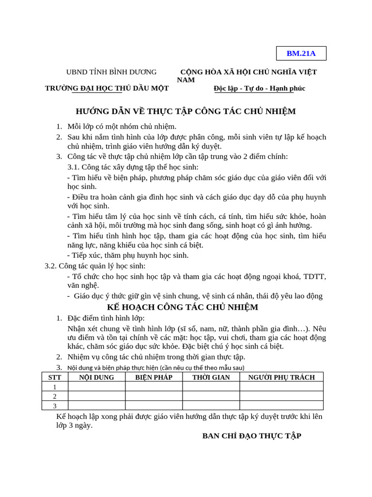 Gdth.biểu Mẫu.ttsp3 | PDF