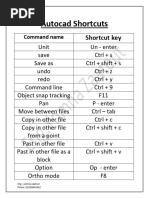 ArchiCAD Keyboard Shortcuts | PDF | Software Engineering | Computer Architecture