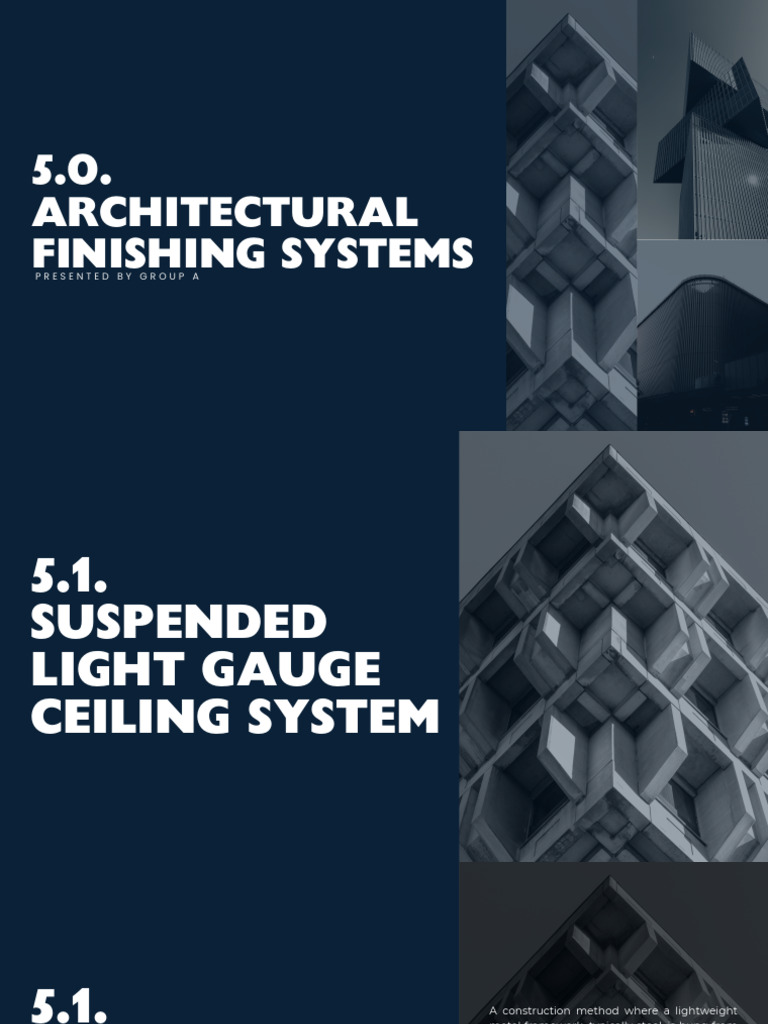 Architectural Finishing Systems | PDF | Ceiling | Sheet Metal