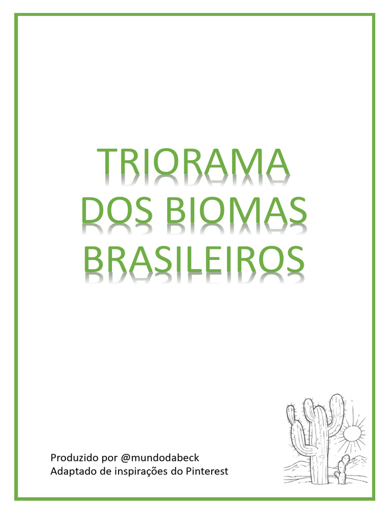 Triorama Biomas Brasileiros | PDF