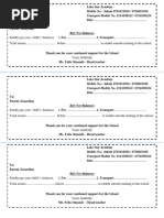 School Fee Reminder Message Templates | PDF