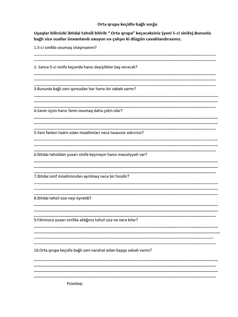 Orta Qrup | PDF