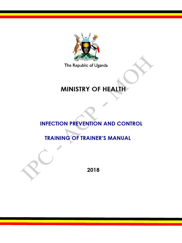 Infection Prevention and Control Training of Trainer's Manual 2018 - 0 ...