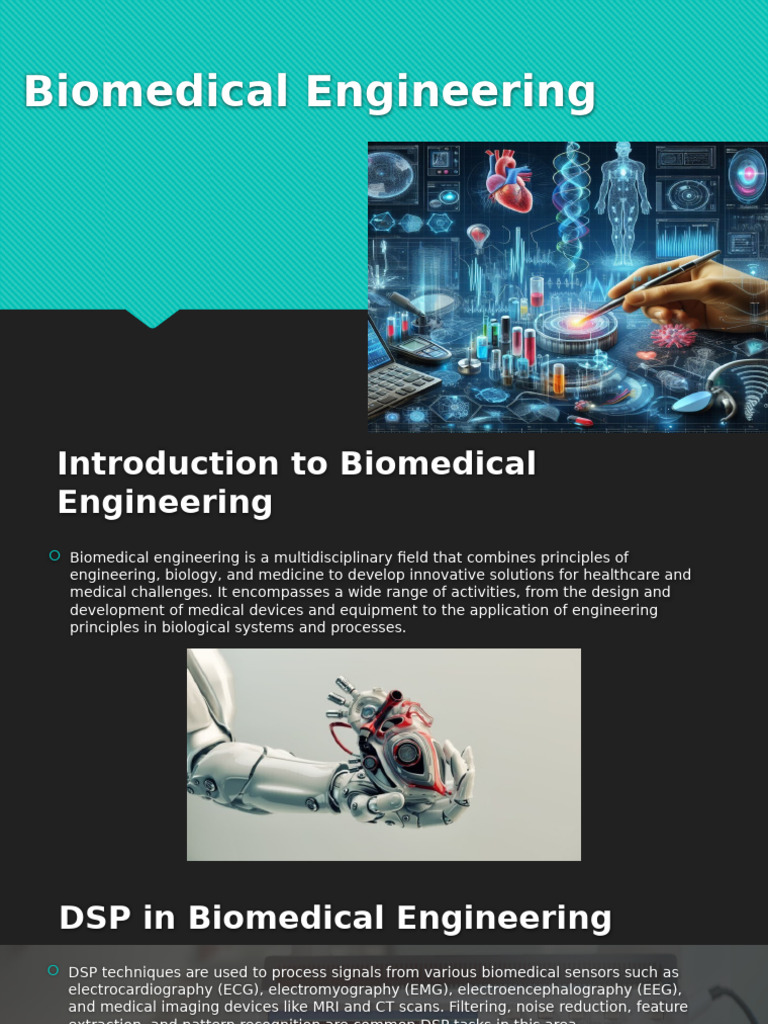 Biomedical Engineering | PDF | Medical Imaging | Digital Signal Processing