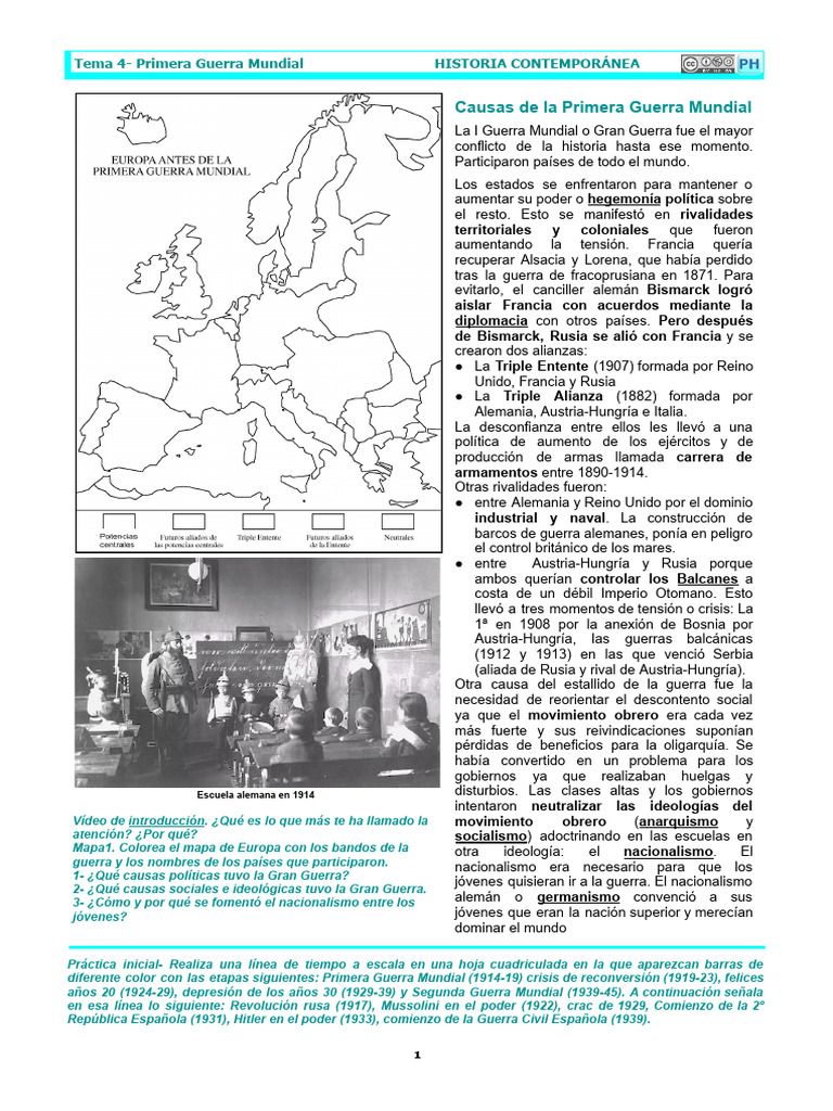 Primera_Guerra_Mundial | PDF | Primera Guerra Mundial | Austria Hungría