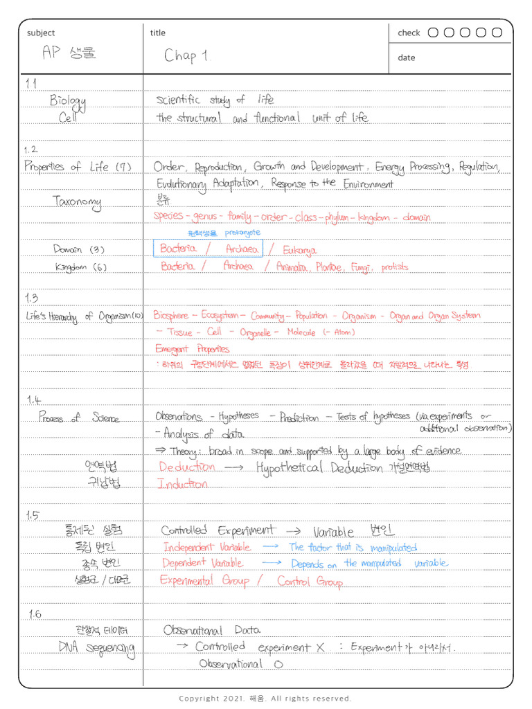 Campbell Biology Chapter 1 Point | PDF