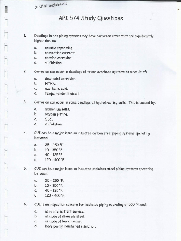 Api 574 Q1 | PDF