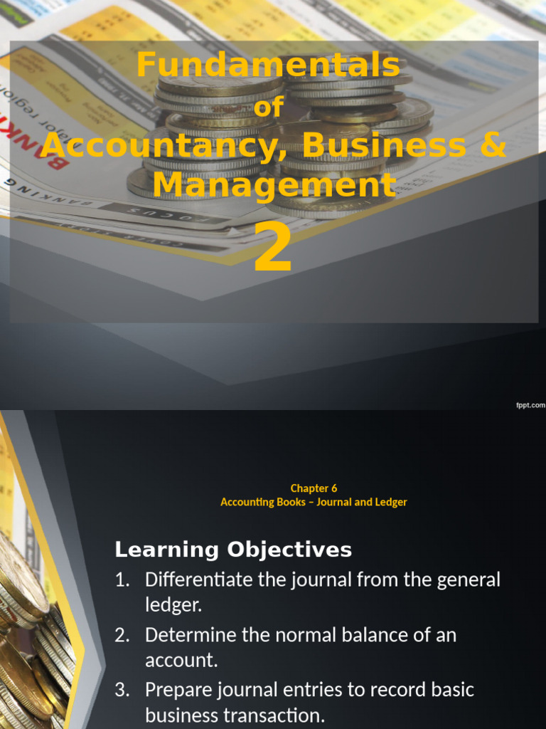 Journal and Ledger Basics in Accounting | PDF | Debits And Credits ...