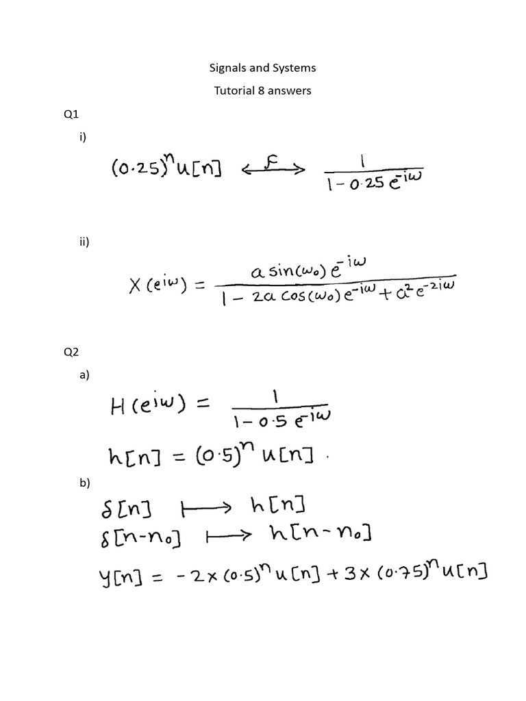 Answer Tutorial 8 | PDF