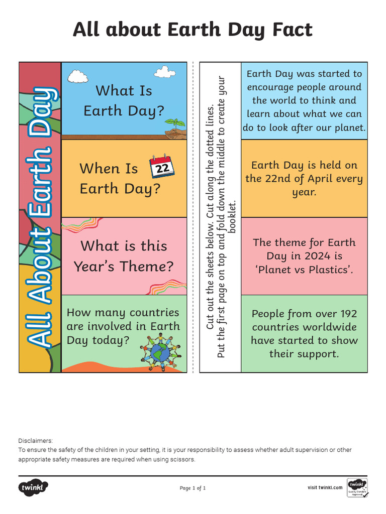 Earth Day Facts and Themes 2024 | PDF