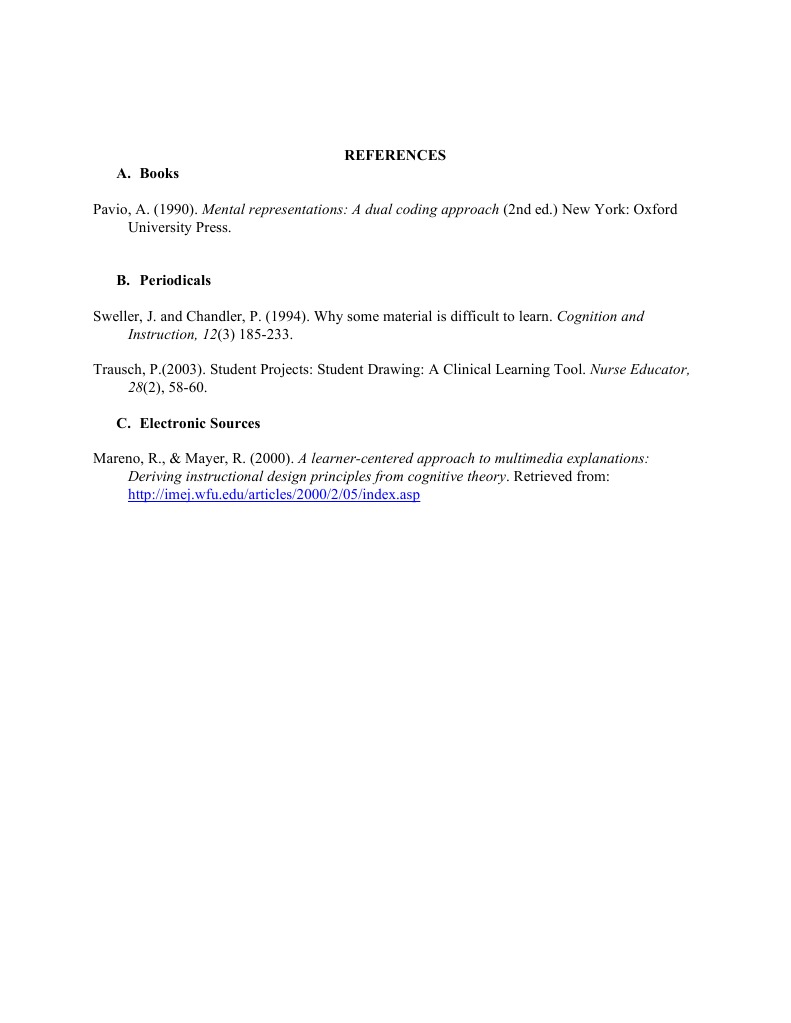 Academic References on Learning Theories | PDF
