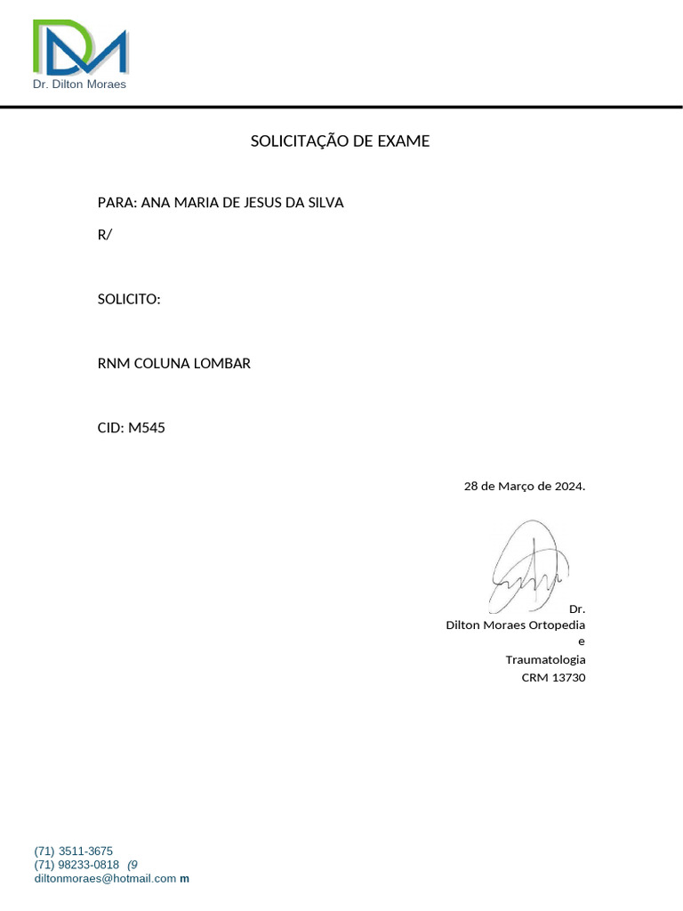 RNM Lombar Ana Maria-1 | PDF