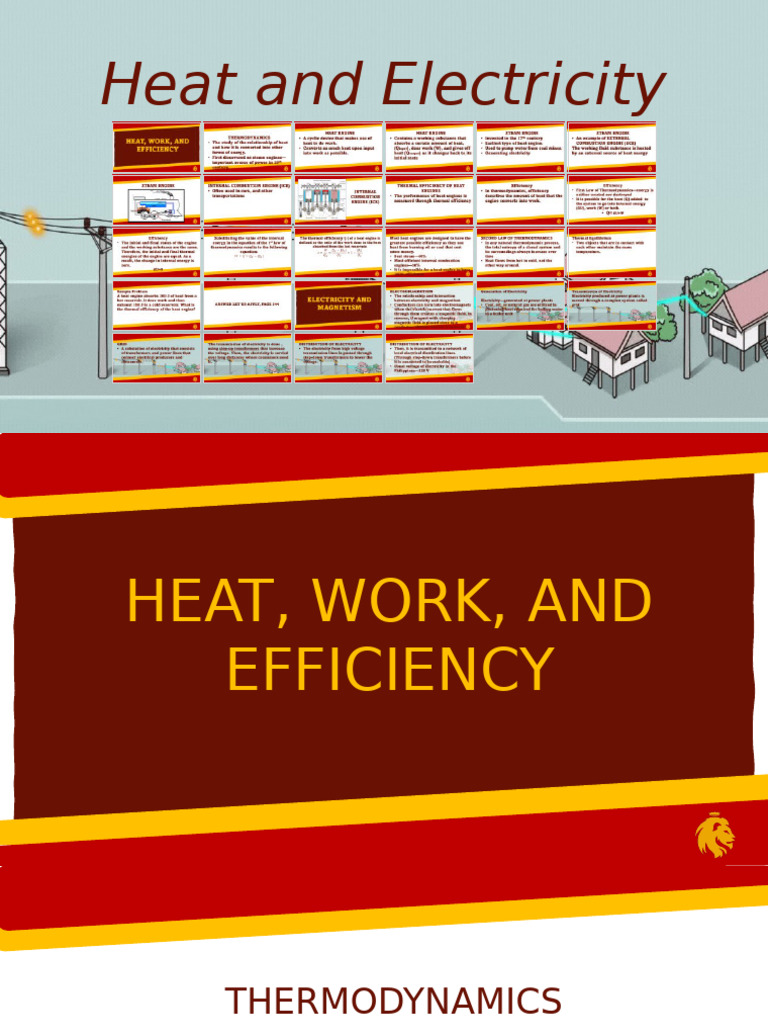Heat Engines and Electricity Generation | PDF | Heat | Engines