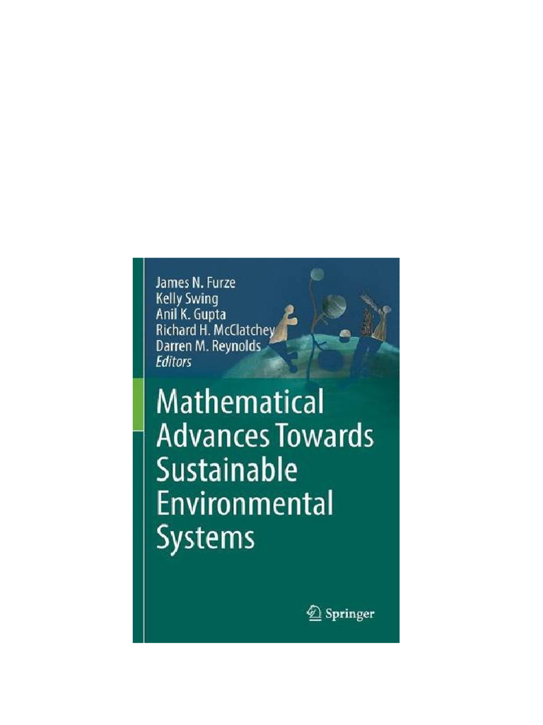 Mathematical Advances Towards Sustainable Environmental Systems 1st ...