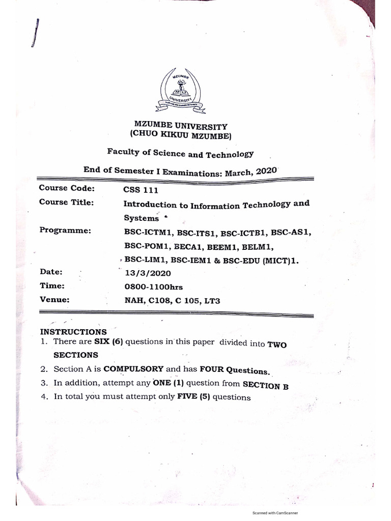 CSS 111 2021 Last Drop-1 | PDF