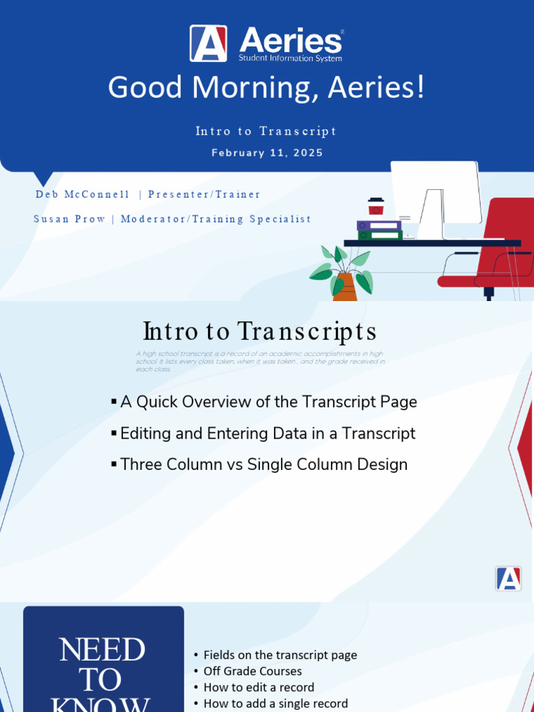 GMA-Intro To Transcripts 2.11.25 | PDF