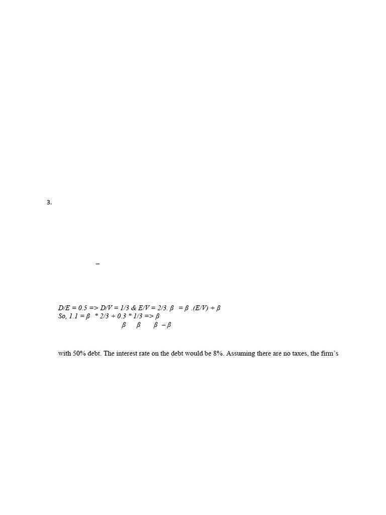 Module 2 Problem Set Solutions | PDF | Capital Structure | Cost Of Capital