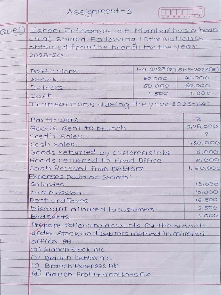 FA-II Assignment 3 | PDF