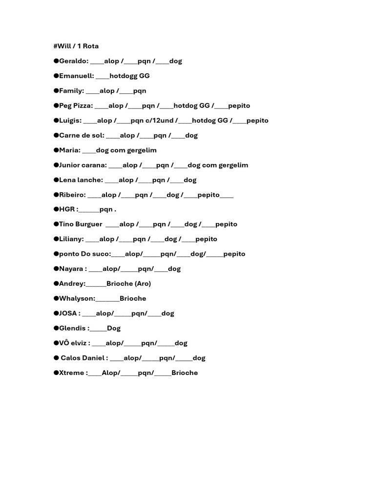 Will Rota Att 1 | PDF