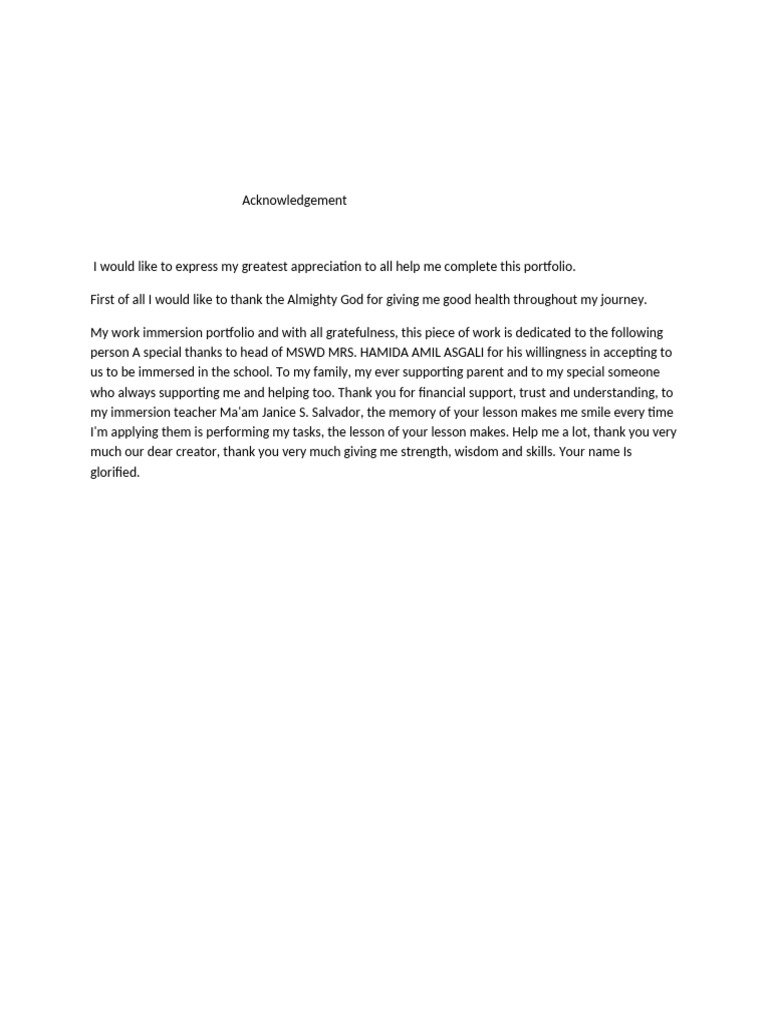 Acknowledgement WPS Office | PDF