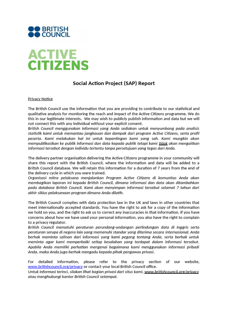 (Formulir) Evaluasi Proyek OKK 2021-Active Citizen_RK xxx (kirim format PDF) (3) | PDF