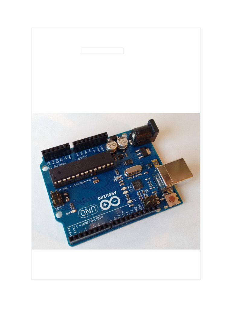 Introducción a Arduino y sus Aplicaciones | PDF | Arduino ...