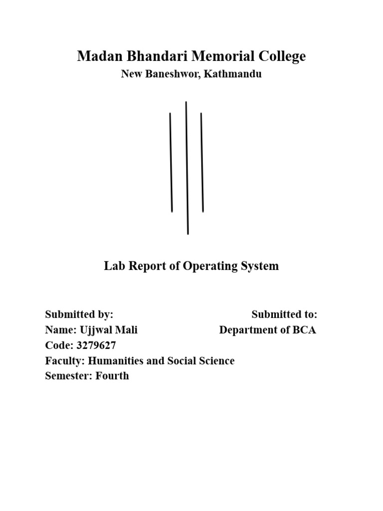 Lab Report of Os For Print1 | PDF | Scheduling (Computing) | Thread (Computing)