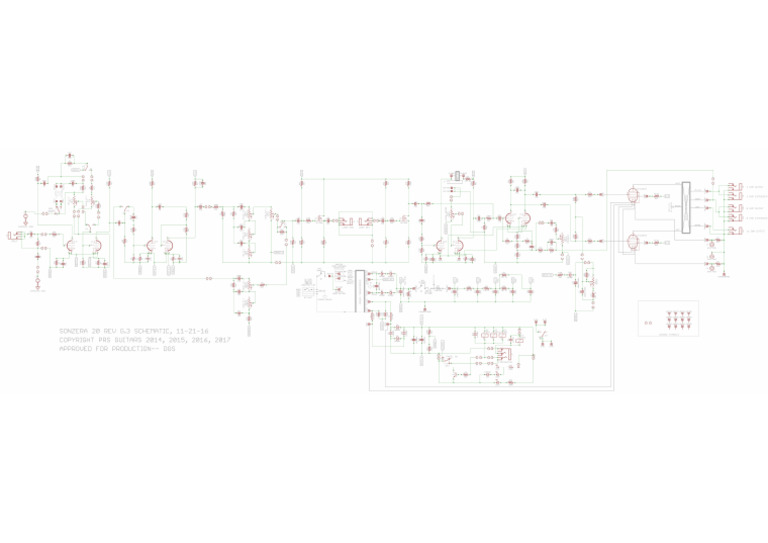 Sonzera 20 Rev G.3 Schematic | PDF