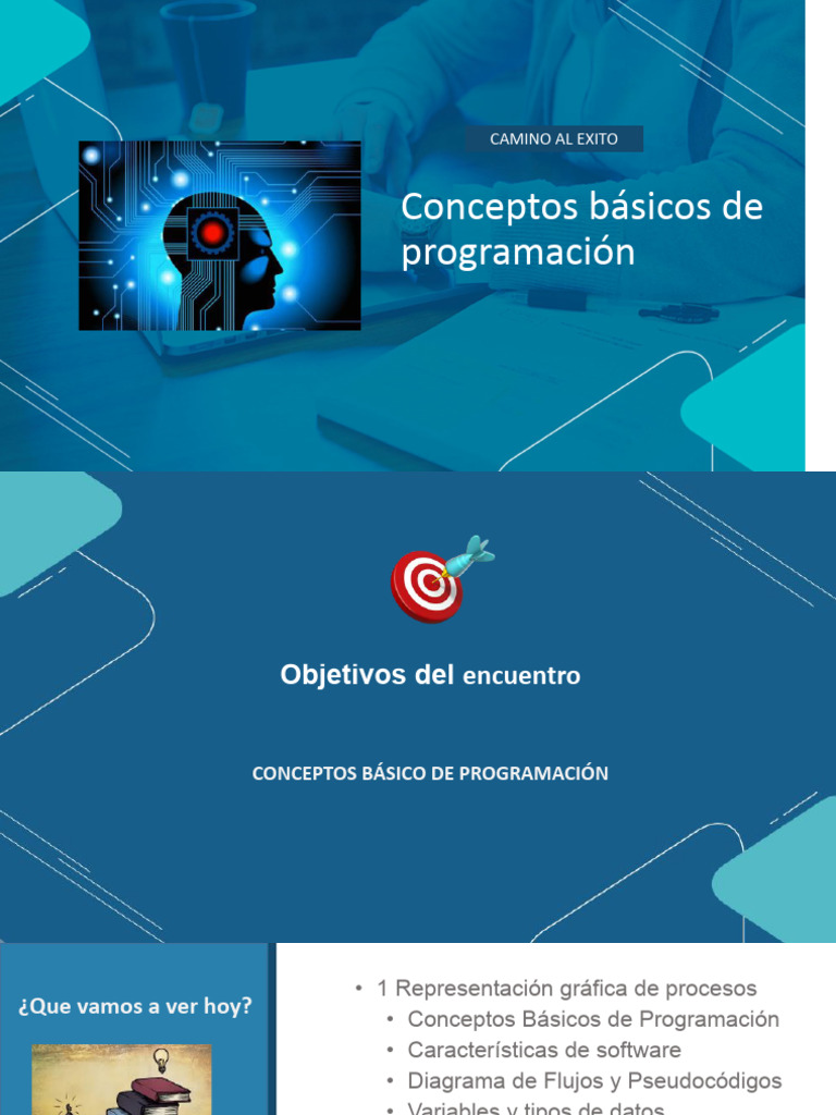 LP - Módulo 2 - Conceptos básicos de programación.pptx | PDF | Lenguaje ...