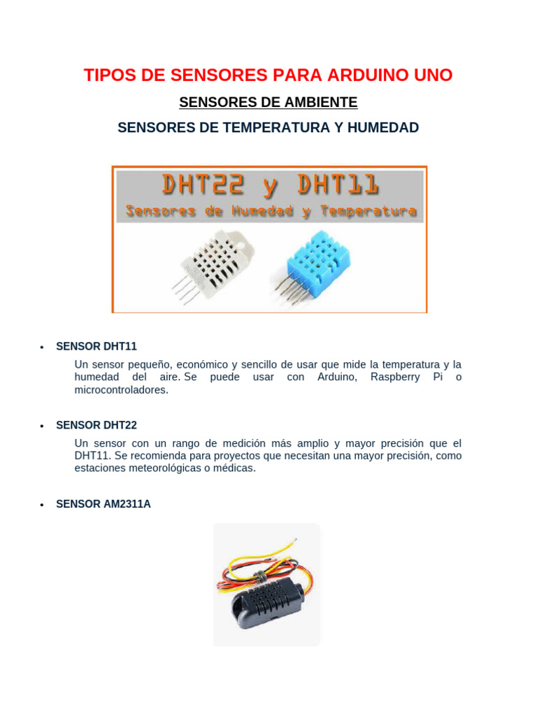 Tipos de Sensores para Arduino Uno | PDF | Infrarrojo | Sensor