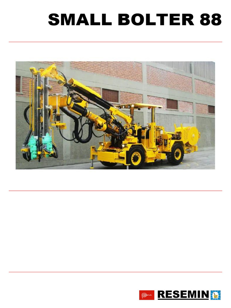 Small Bolter 88 English Rev. 160603 | PDF | Alternating Current | Pump