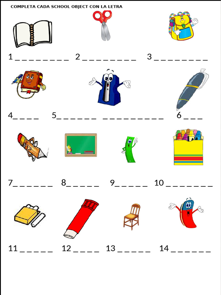 Classroom-Objects 33620 | PDF