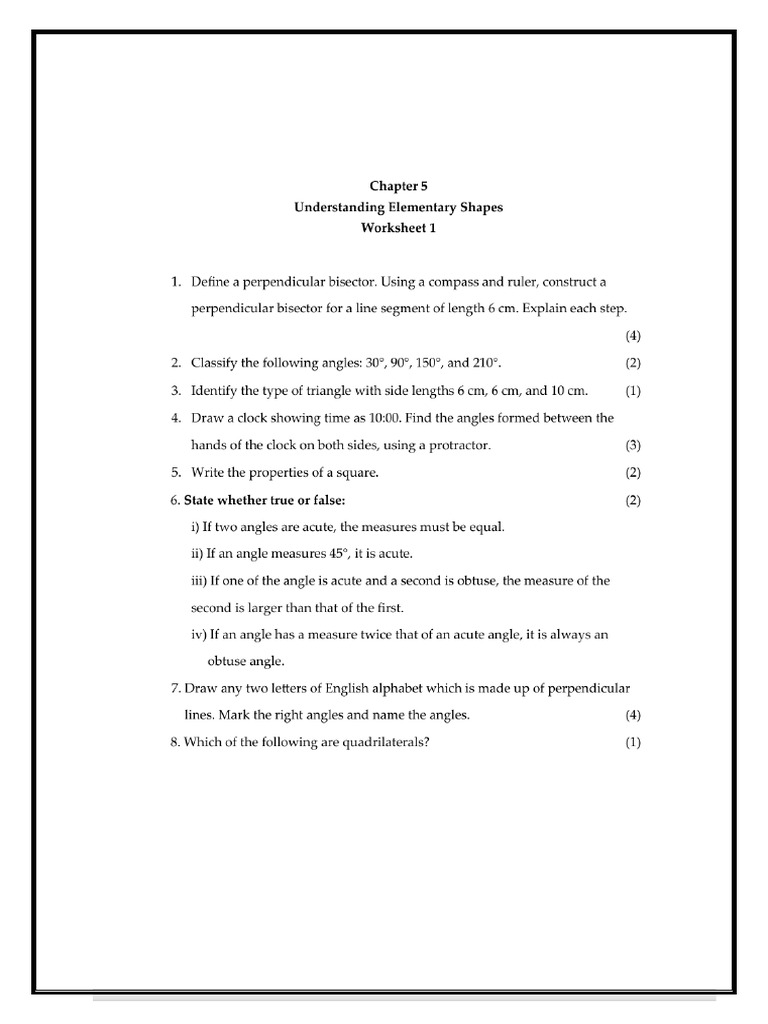 G6 Math WS Set-2 | PDF