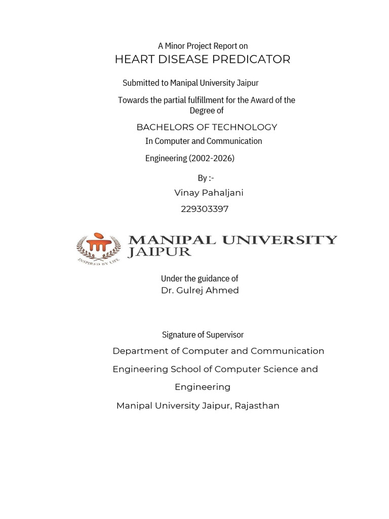 GR No-01-Project-Report PDF | PDF | Machine Learning | Regression Analysis