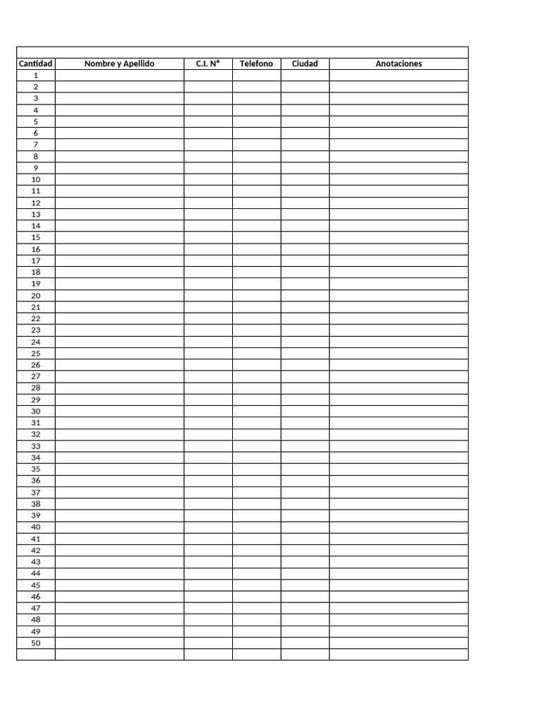 Modelo de Planilla | PDF