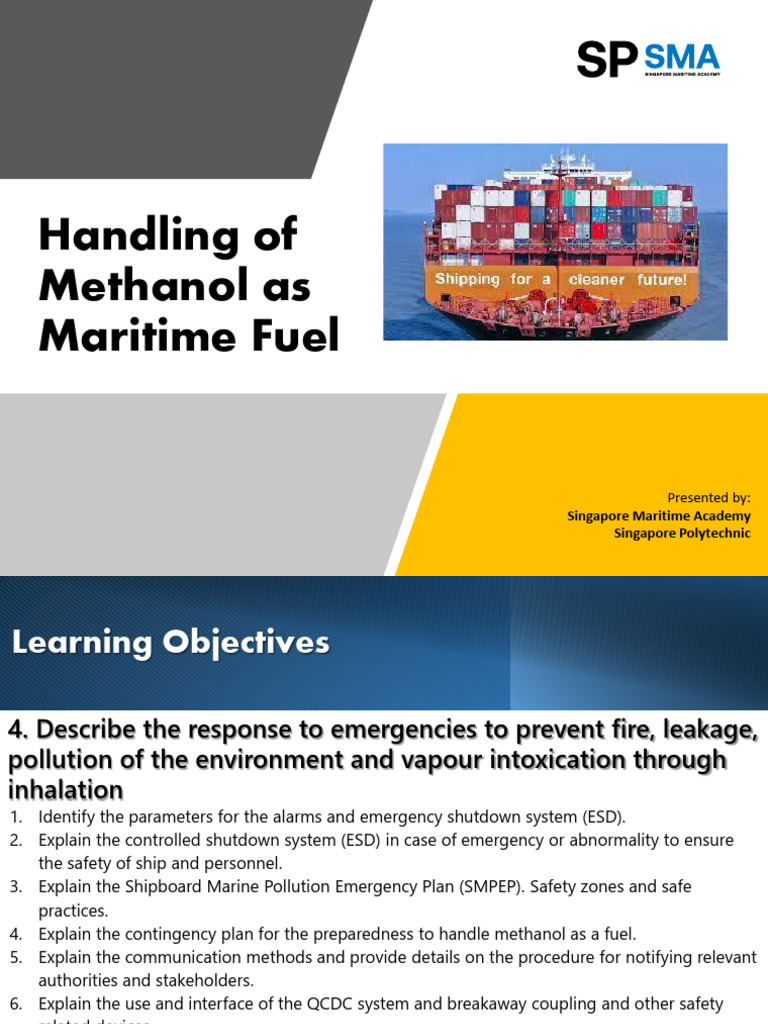 4.0 ESD, SMPEP, Emergencies Response, Bunkering, Manifold Arrangement ...